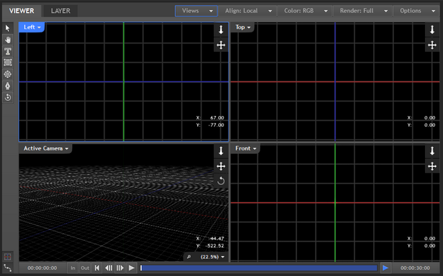 Using different views